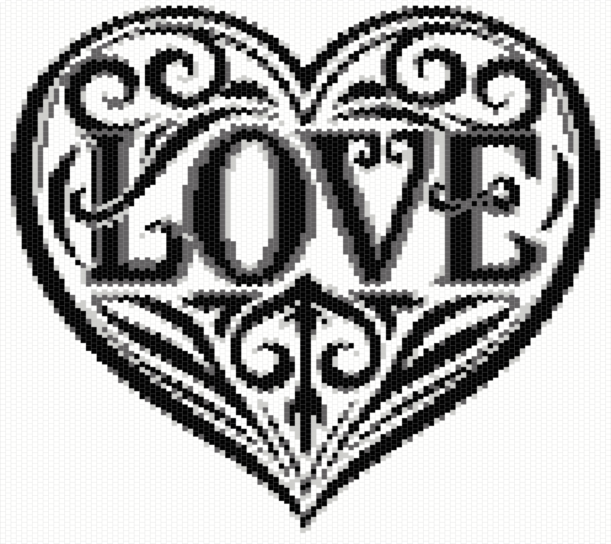 LOVING HEART – FREE Peyote & Loom Pattern – Beading Treasures