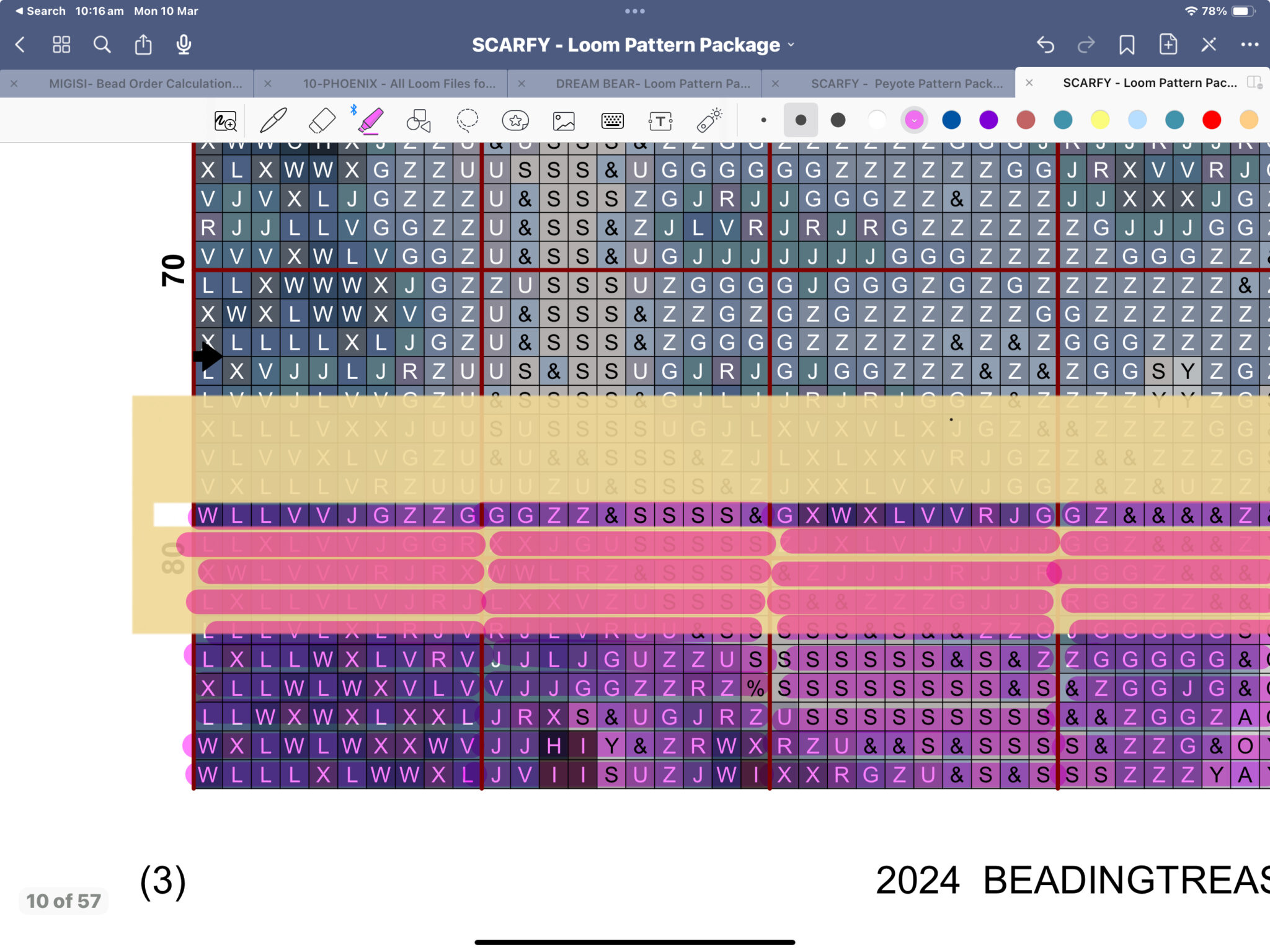 18 Transparent Line Guides – Beading Treasures